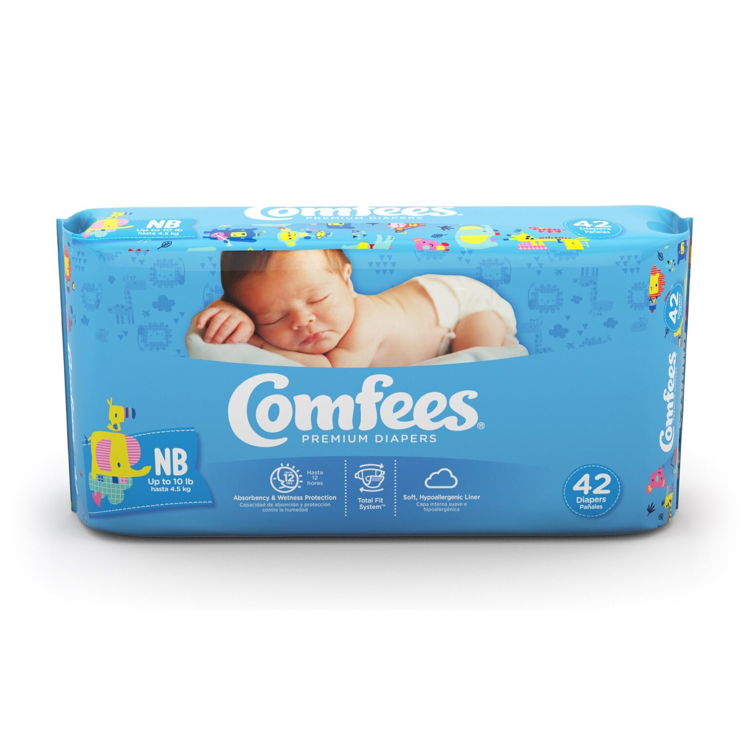 Best Diapers Online | Comfees Premium Baby Diapers - Size NB | Sebcare