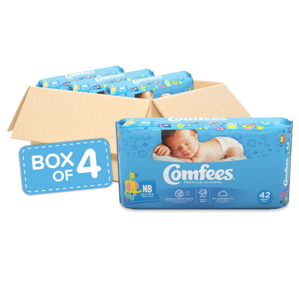 Best Diapers Online | Comfees Premium Baby Diapers - Size NB | Sebcare